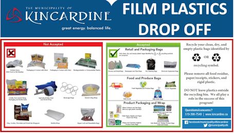 The Kincardine Record | Kincardine to begin film plastics recycling ...